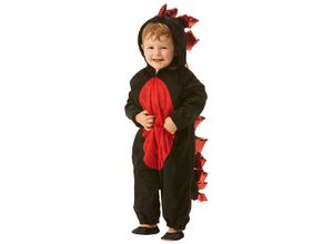 8003558968619 - Drachen-Overall für Kinder schwarz rot