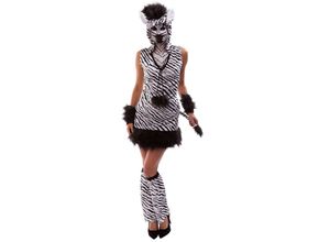 4260362024090 - buttinette Zebra Kostüm weiß schwarz