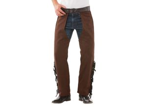 4015101755083 - Cowboy-Chaps Wild West für Herren braun