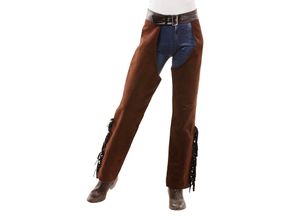 4015101095509 - Cowgirl-Chaps Wild West für Damen braun