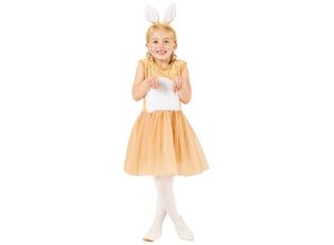 4262381010429 - buttinette Kinderkleid Hase hellbraun weiß