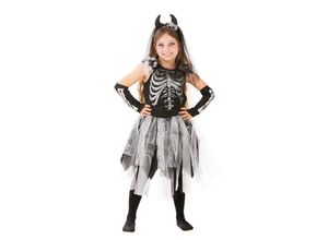 8003558074860 - Skelett-Kleid Skeletta für Kinder