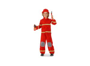 8714572218795 - Feuerwehrmannkostüm für Kinder rot