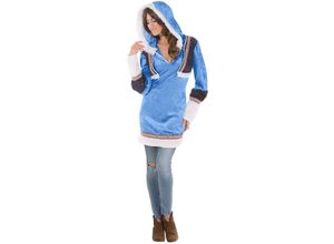 8714438543801 - Eskimo-Kostüm Adya für Damen eisblau