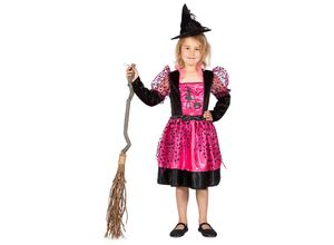 8720059048212 - Hexenkostüm für Kinder schwarz pink