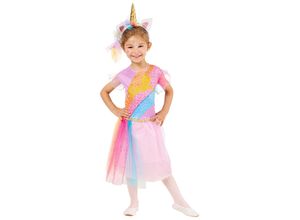 8720059047741 - Kinderkostüm Einhorn Regenbogen