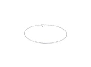 4050878578473 - Kette ohne Anhänger ELLI Choker Cuff Basic Blogger 925er Silber Halsketten Gr 40 ohne Stein Silber 925 (Sterlingsilber) Länge 40 cm silberfarben (silber) Damen Ketten ohne Anhänger