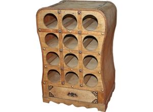 4041908105134 - Weinregal Holz Kolonialstil Weinregal Weinschrank Flaschenregal Wein Weinkiste