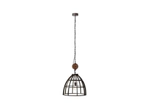 4004353302589 - BRILLIANT Lampe Matrix Pendelleuchte 47cm schwarz antik 1x G95 E27 60W geeignet für Normallampen (nicht enthalten) Kette ist kürzbar - schwarz