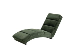 4059865176807 - Chaiselongue waldgrün Samt Recamiere Couch Sofa Lounge Sessel Ottomane