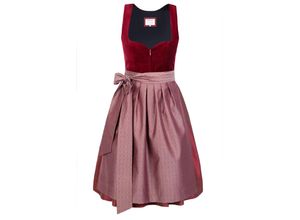 4262419962737 - Midi Dirndl Lilly Samt Rot