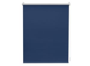 4250434159867 - Seitenzugrollo ORIGINAL Klemmfix Hitzeschutz Rollos Gr 150 cm 110 cm blau (blau blau) Verdunkelungsrollos Rollo mit Thermobeschichtung