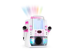 4260509681391 - Kara Liquida BT Karaoke-Anlage Lichtshow Wasserfontäne Bluetooth weiß grau