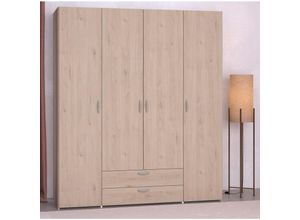 3480940300588 - Parisot Kleiderschrank 4-türig Daily 11 - Eiche