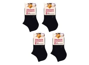 4251462340586 - NUR DIE Damen Sneakersocken Baumwolle 8er Pack