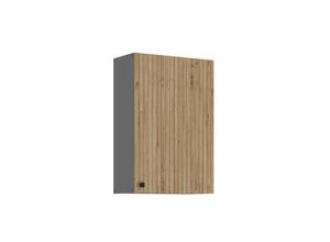 4262354979005 - Küche AVA Artisan Hängeschrank 60 cm Lamellenoptik Küchenzeile Einbauküche