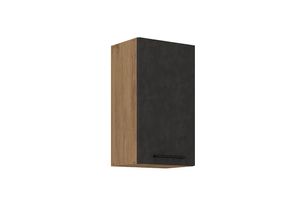 4260304599204 - Vigo Hängeschrank 40 cm Eiche Lancelot Matera Grau Küchenzeile Küchenblock Küche