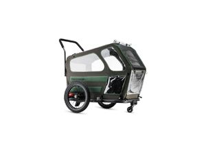 4250969225600 - taXXi Fahrradanhänger Dog L - Dark Grey Dark Green