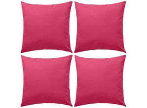 8718475517214 - Bonnevie - Gartenkissen 4 Stk 45 x 45 cm Rosa vidaXL764582