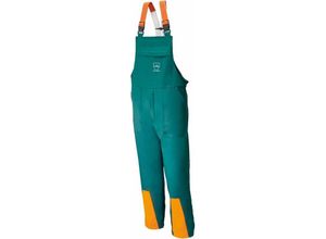 4250063616885 - Watex - Forstschutz-Latzhose Gr 64 grün orange