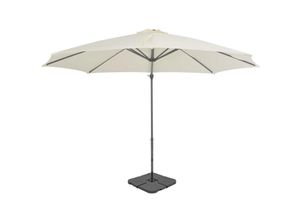 8719883591803 - Vidaxl - Sonnenschirm mit Tragbarem Sonnenschirmständer Sandweiß Beige