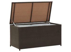 8719883732176 - Bonnevie - Gartenbox Poly Rattan 100x50x50 cm Braun vidaXL554979