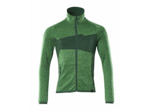 5711074650286 - MASCOT ACCELERATE Strickjacke 18103 Arbeitsjacke Strickpullover Fleecepullover Farbe Grasgrün Grün - 33303 Größe 2XL