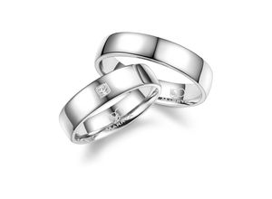 4069415295124 - Trauring MARRYA MARRYA Silber Ringe Trauringe Eheringe Partnerringe Fingerringe Gr 48 Silber 925 (Sterlingsilber) silberfarben (damen ring silber) Damen