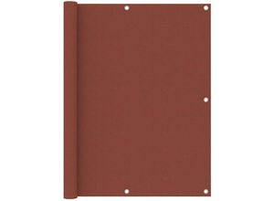 8720286117842 - Bonnevie - Balkon-SichtschutzBalkonverkleidung Terracotta-Rot 120x600 cm Oxford-Gewebe vidaXL