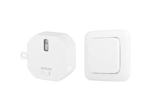 8711658437033 - Smartwares - SmartHome SchalterSet Funk-Einbauschalter + Funk-Wandschalter für Innnen