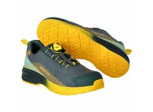 5715411116664 - Safety Halbschuh FOOTWEAR CUSTOMIZED F1601-909 Gr 1044 forest green sunflower yellow