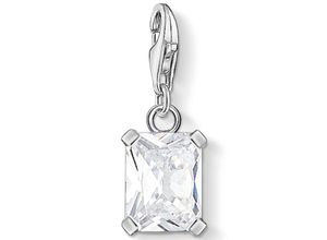 4051245477535 - Charm-Einhänger THOMAS SABO Weißer Stein 1849-051-14 Charms bunt (silberfarben weiß weiß) Damen mit Zirkonia (synth)