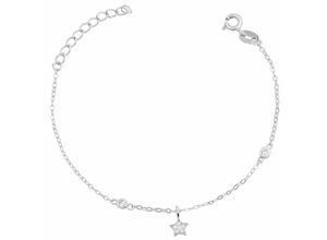 4065633561621 - Armband ADELIA´S Damen Stern aus 925 Silber mit Zirkonia 20 cm Armbänder Gr 20 Silber 925 (Sterlingsilber) silberfarben (silber) Damen