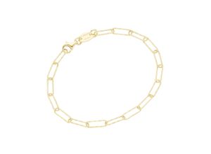 4007810238445 - Armband GIORGIO MARTELLO MILANO diamantiert vergoldet Silber 925 Armbänder Gr 18 cm Silber 925 (Sterlingsilber) goldfarben (gold) Damen