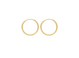 4059468444709 - Paar Creolen ADELIA´S 333 Gold Ohrringe Ø 15 mm Gr Damen Gelbgold 333 goldfarben (gold) Damen Goldschmuck für