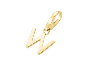 4007810744311 - Charm Buchstabe GIORGIO MARTELLO MILANO Buchstabe W Silber 925 Charms goldfarben (gold) Damen