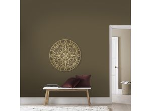 5011583537314 - Wandbild ART FOR THE HOME Mandala Rund Bilder Gr B H T 80 cm x 80 cm x 12 cm 1 St goldfarben (gold) Kunstdrucke Luxus Metal Art Wanddeko