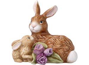 4005169355707 - Osterhase GOEBEL Jahreshase 2022 bunt Dekofiguren B H T 11cm x 12cm x 13cm Biskuitporzellan aus Biskuitporzellan limitiert auf 7500 Stück mit Zertifikat B11cm H12cm T13cm