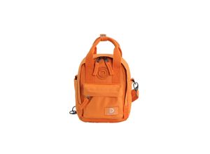 4895250109377 - Schultertasche DISCOVERY Cave Damen Gr B H T 8cm x 25cm x 15cm orange Kunstfaser unifarben Taschen aus recyceltem PET-Polyestermaterial