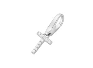 4007810743499 - Charm Buchstabe GIORGIO MARTELLO MILANO Buchstabe T Zirkonia Steine Silber 925 Charms weiß Damen