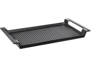 4007257621879 - Grillplatte SCHULTE-UFER Rustika schwarz B24cm T44cm Gusseisen Grillroste Induktion