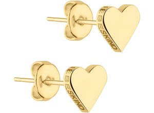 4035608755911 - Paar Ohrstecker LIEBESKIND BERLIN Schmuck Geschenk Edelstahl Ohrringe Herz LJ-0500-E-08 LJ-0501-E-08 Gr Edelstahl goldfarben (gelbgoldfarben) Damen