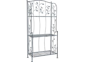 4046884056050 - Standregal HOME AFFAIRE Regale Gr B H T 57 cm x 125 cm x 32 cm grau Standregale Regale