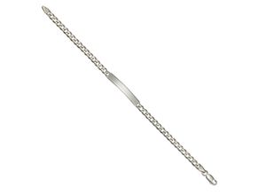 4006046316330 - Armband VIVANCE 925 Silber rhodiniert Schildband Armbänder Gr 19 20 21cm Silber 925 (Sterlingsilber) weiß Vivance