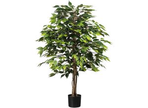 4003529889558 - Kunstpflanze CREATIV GREEN Ficus Benjamini Kunstpflanzen Gr H 120 cm 1 St grün Kunstpalme Kunstpflanze Kunstpalmen Kunstpflanzen