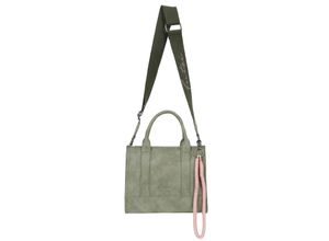 4059065262553 - Henkeltasche FRITZI AUS PREUSSEN Fritzi SquareN Damen Gr B H T 11cm x 26cm x 21cm grün (olivgrün) Polyurethan (PU) unifarben Taschen mit abnehmbarem Schlüsselband
