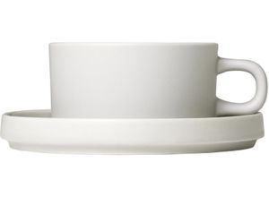 4008832773440 - Tasse BLOMUS PILAR Trinkgefäße Gr Ø 9 cm x 5 cm beige (naturweiß) für Tee 4-teilig