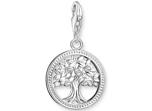 4051245207330 - Charm-Einhänger THOMAS SABO Lebensbaum 1303-051-14 Charms bunt (silberfarben weiß weiß) Damen mit Zirkonia (synth)