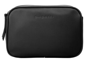 4250060359754 - Umhängetasche BUGATTI ALMATA Damen Gr B H T 21cm x 15cm x 6cm onesize schwarz Kunstfaser leicht glänzend unifarben Taschen