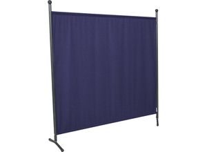 4021093000094 - Stellwand ANGERER FREIZEITMÖBEL blau Stellwände B H 178cm x 178cm Stahl Kunststoff B178cm H178cm